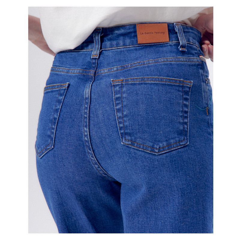 Jean Made In France En Coton Bio Juliette Stone - La Gentle Factory