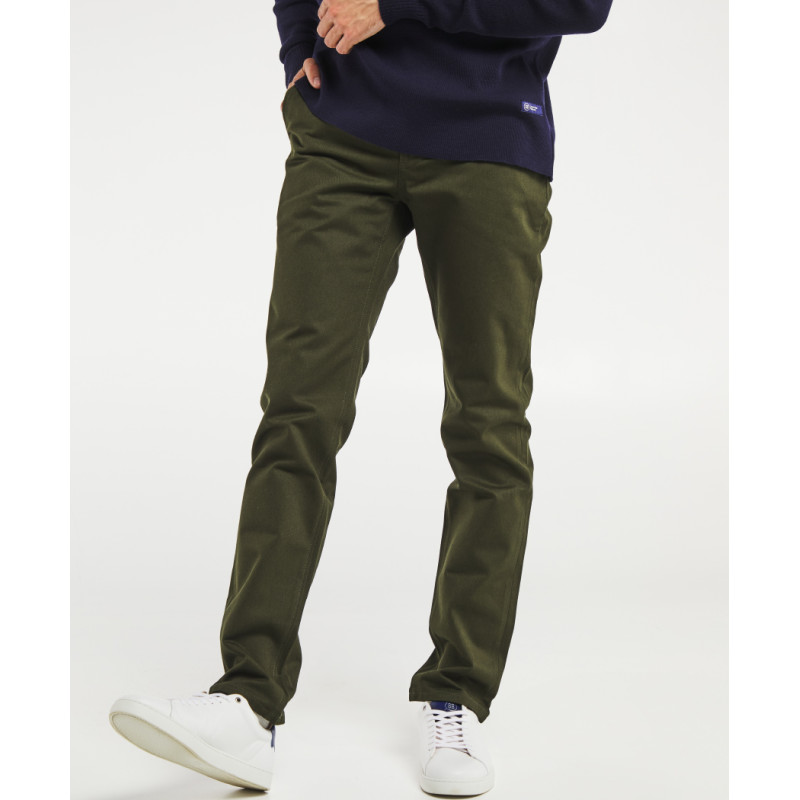 Pantalon Made In France Homme Leon vert fonce - La Gentle Factory