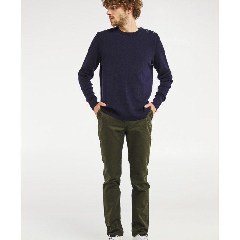 Pantalon Made In France Homme Leon vert fonce - La Gentle Factory