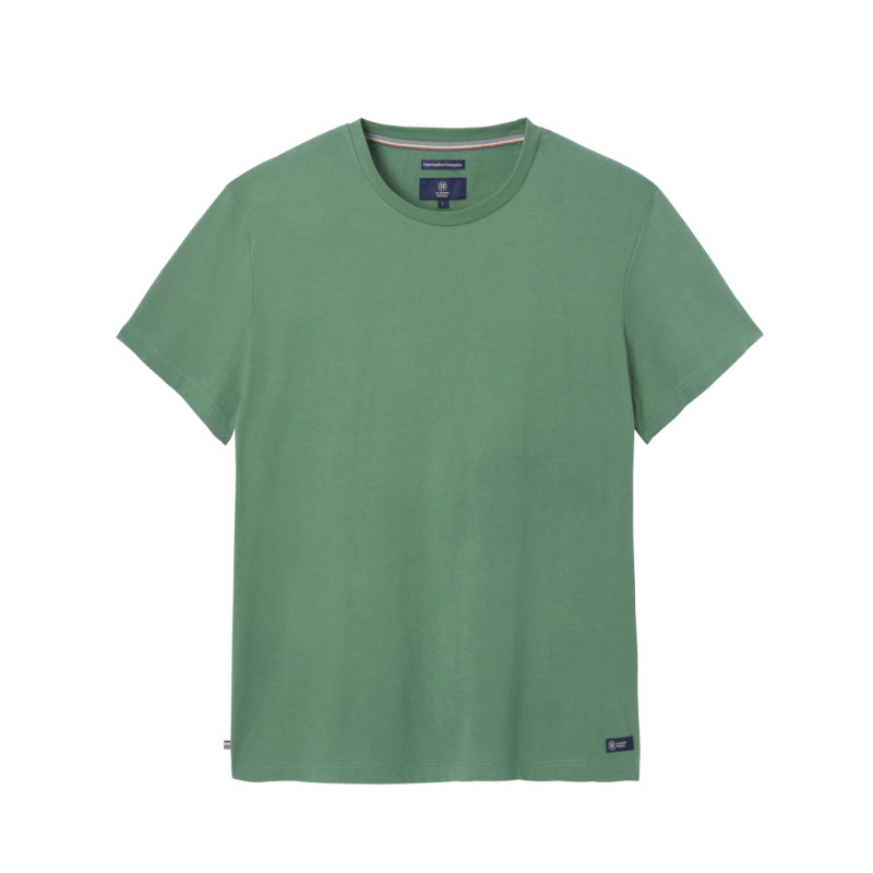 Tee-shirt Homme Isao léger vert olive Coton Bio - La Gentle Factory